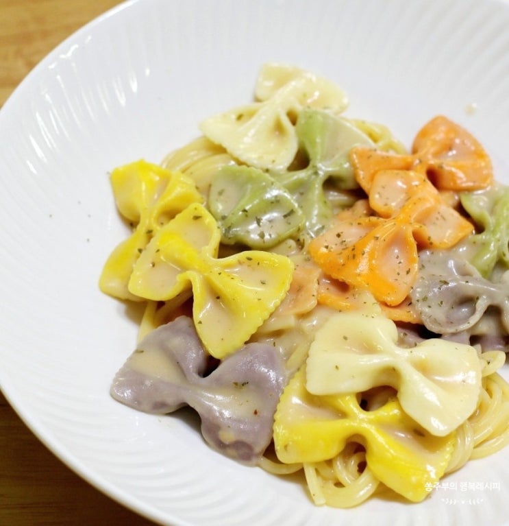 파르팔레 리본모양 파스타 스파게티 면 종류 : 네이버 블로그