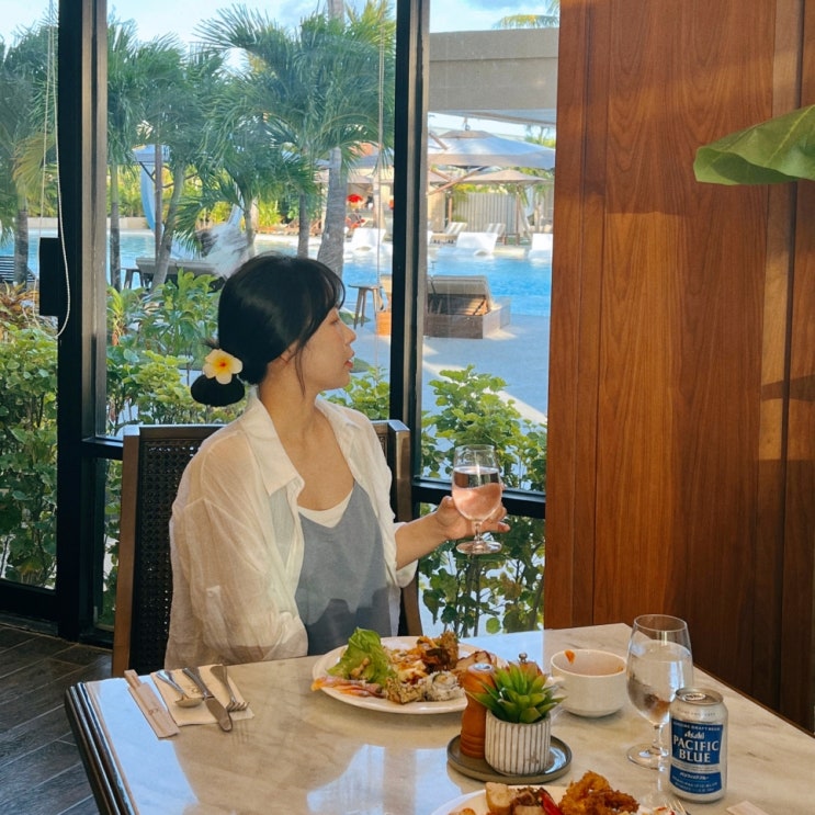 사이판플렉스 Pic 에서 코럴오션리조트 수영장 디너 이용하기 네이버 블로그