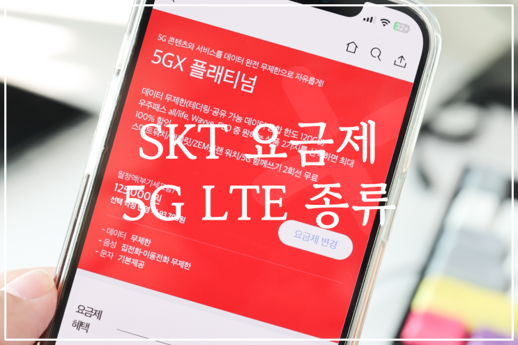 SKT 요금제 종류, 5G LTE 시니어 베이직 중간 할인 변경 : 네이버 블로그