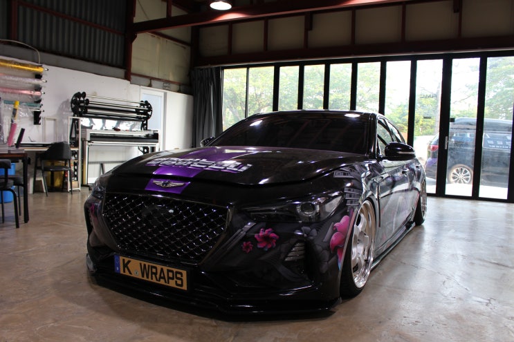 창원랩핑 - 제네시스 G70 전체 실사 랩핑 제거는? 경남 창원 자동차랩핑전문점 케이랩스!!![진해랩핑, 마산랩핑, 경남랩핑 ...