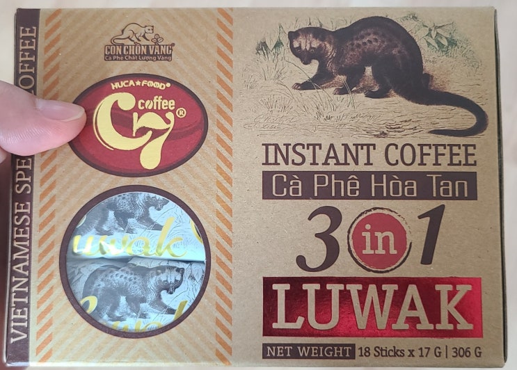 베트남 선물 추천(C7 루왁커피, C7 3in1 LUWAK INSTANT COFFEE, Ca Phe Hoa Tan) : 네이버 블로그