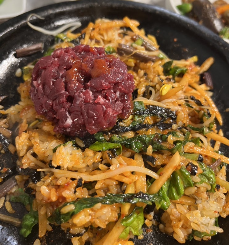 광주 서구 농성동맛집 한우암소 돌판생고기비빔밥이 맛있는 ‘농성골 네이버 블로그