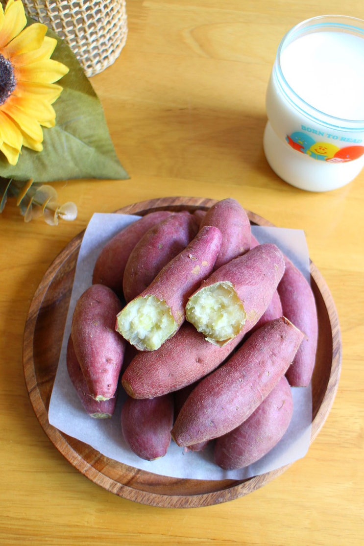 밤고구마 찌는법 고구마 찜기 찌는시간 간단한 간식 만들기 건강간식추천 네이버 블로그