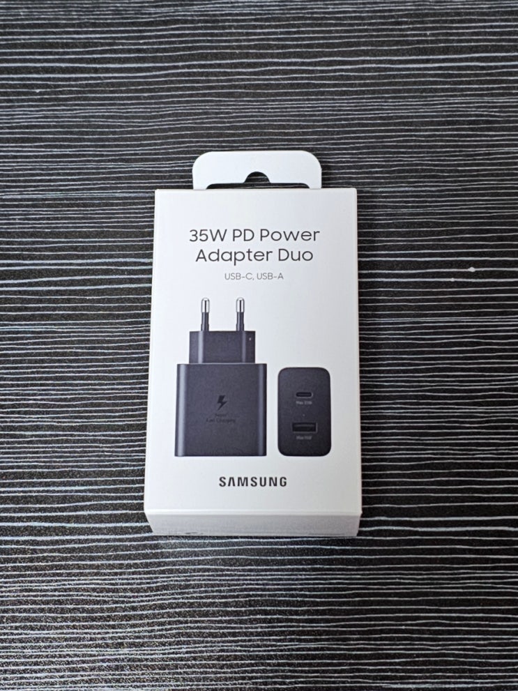 삼성 정품 충전기 35W PD Power Adapter Duo 후기 (갤럭시 S23 울트라) : 네이버 블로그