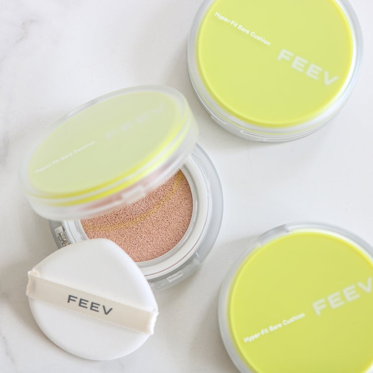 올리브영 비건 쿠션 추천템 FEEV 피브 하이퍼-핏 베어 쿠션 후기 : 네이버 블로그