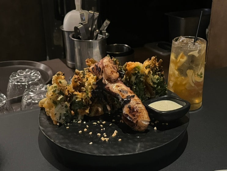 [일산/라페스타] 리파인 :: 들깨비빔파스타, 해물파전, 누룽지아이스크림 후기 : 네이버 블로그