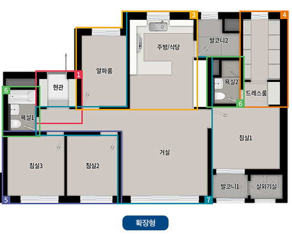 인덕원 퍼스비엘 평면도 49A, 49B, 59A, 59B, 74, 84A, 자이SK뷰아파트는? : 네이버 블로그