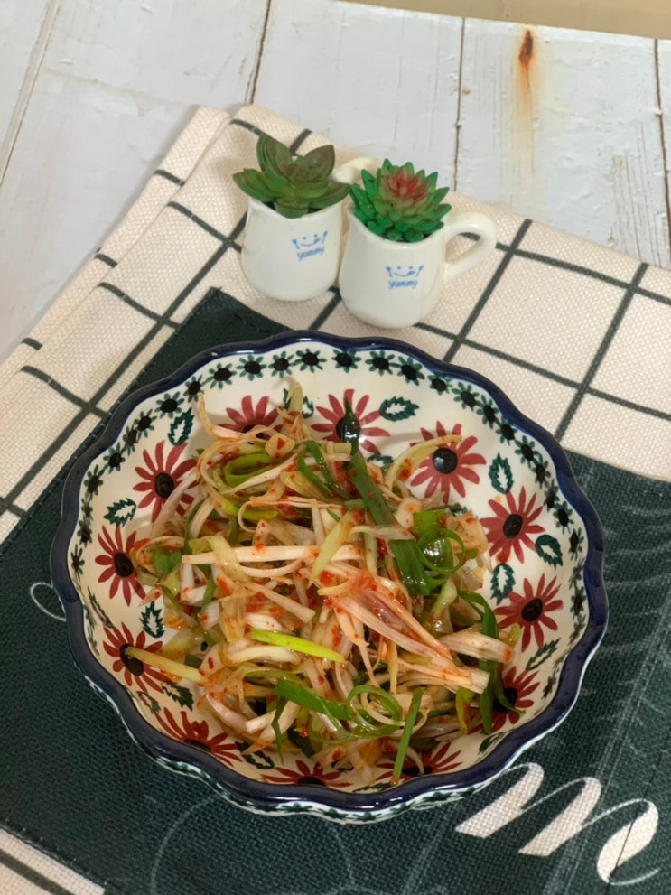 오늘의 요리/파겉절이 만들기 : 네이버 블로그