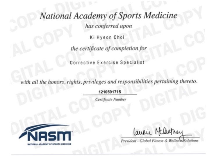 NASM ces자격증(교정 운동학)준비 GoGo : 네이버 블로그
