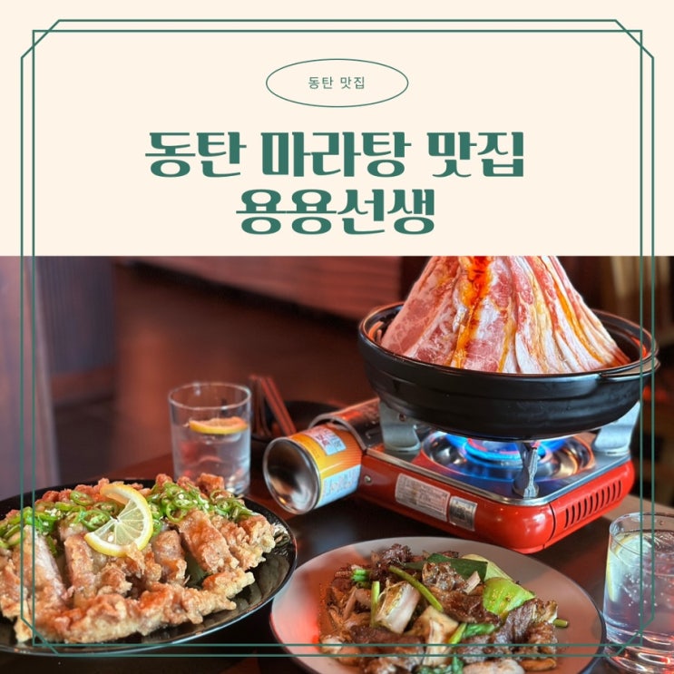 동탄 마라탕 맛집 분위기 좋은 술집 용용선생 동탄북광장점 메뉴 네이버 블로그