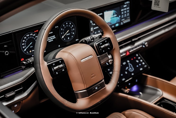 그랜저 신형 GN7 내부 실내 인디고 브라운 투톤 색상 : 네이버 블로그