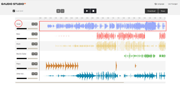 AI 음원분리 최고 맛집입니다. 바로 여기! Gaudio Studio (가우디오 스튜디오) : 네이버 블로그