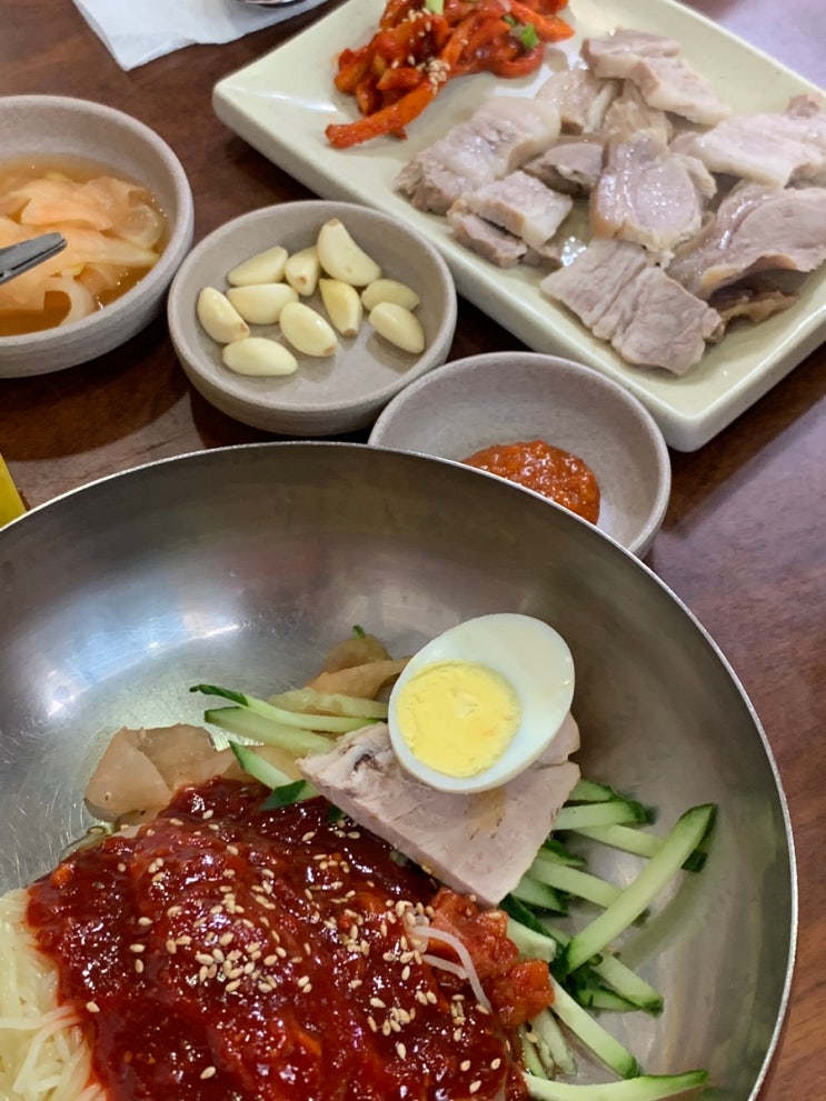 부산맛집초량동맛집부산역 근처 밀면과 맛보기수육이 맛있었던 부산현지 맛집 ‘삼산면옥 네이버 블로그