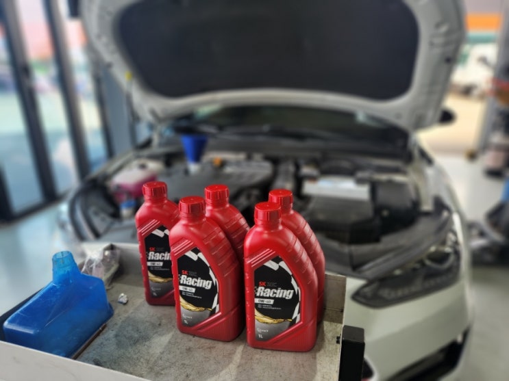 공임나라평택고덕점 카센터 튜닝샵 현대 벨로스터n 엔진오일 지크레이싱 0w40 Zic Racing 교환 네이버 블로그