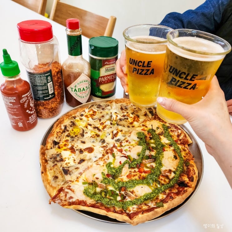 문래창작촌 맛집 엉클피자 하프앤하프 메뉴 추천 네이버 블로그