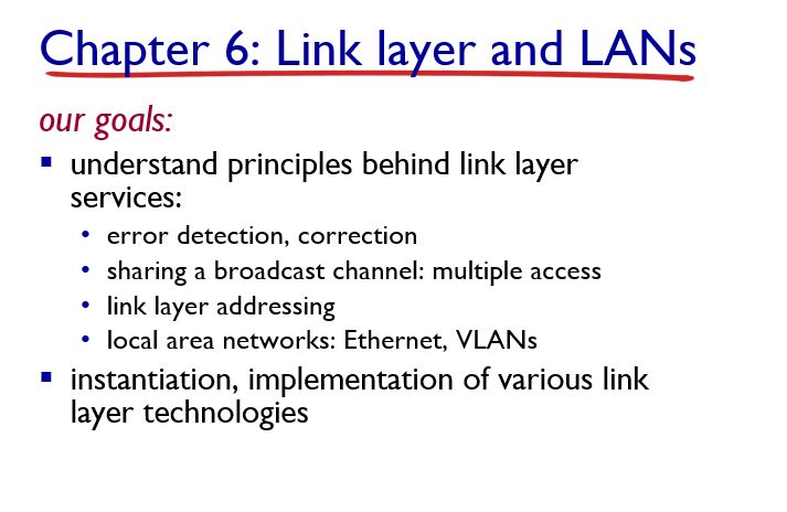 6. The Link Layer and LANs (1) : 네이버 블로그