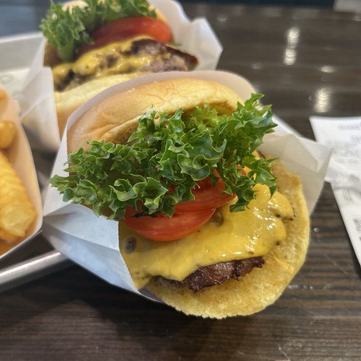 영등포 맛집 쉐이크쉑 영등포 타임스퀘어점 쉑쉑버거로 유명한 미국 뉴욕의 햄버거를 맛볼 수 있는 영등포타임스퀘어 맛집 네이버 블로그