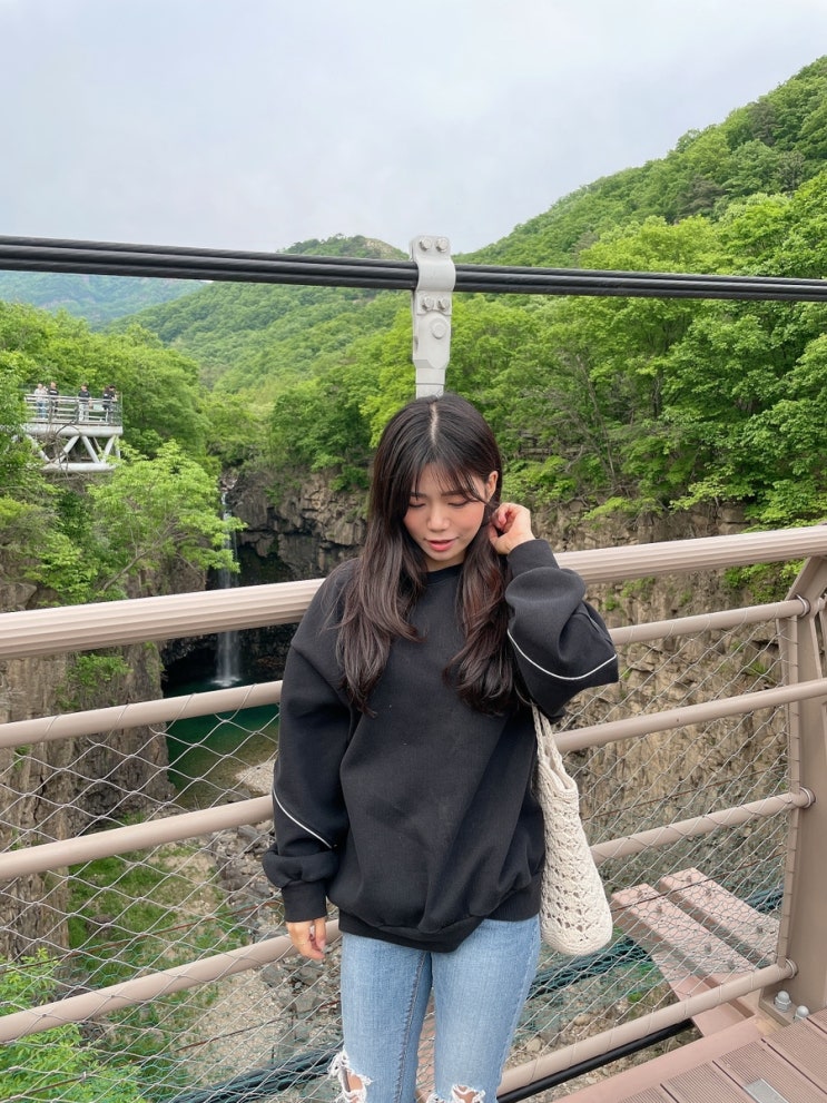 연천여행 재인폭포 한탄강 유네스코지질공원의 움직이고 있는 재인폭포⛰️방문 후기⛰주차 산책로 포토스팟 네이버 블로그