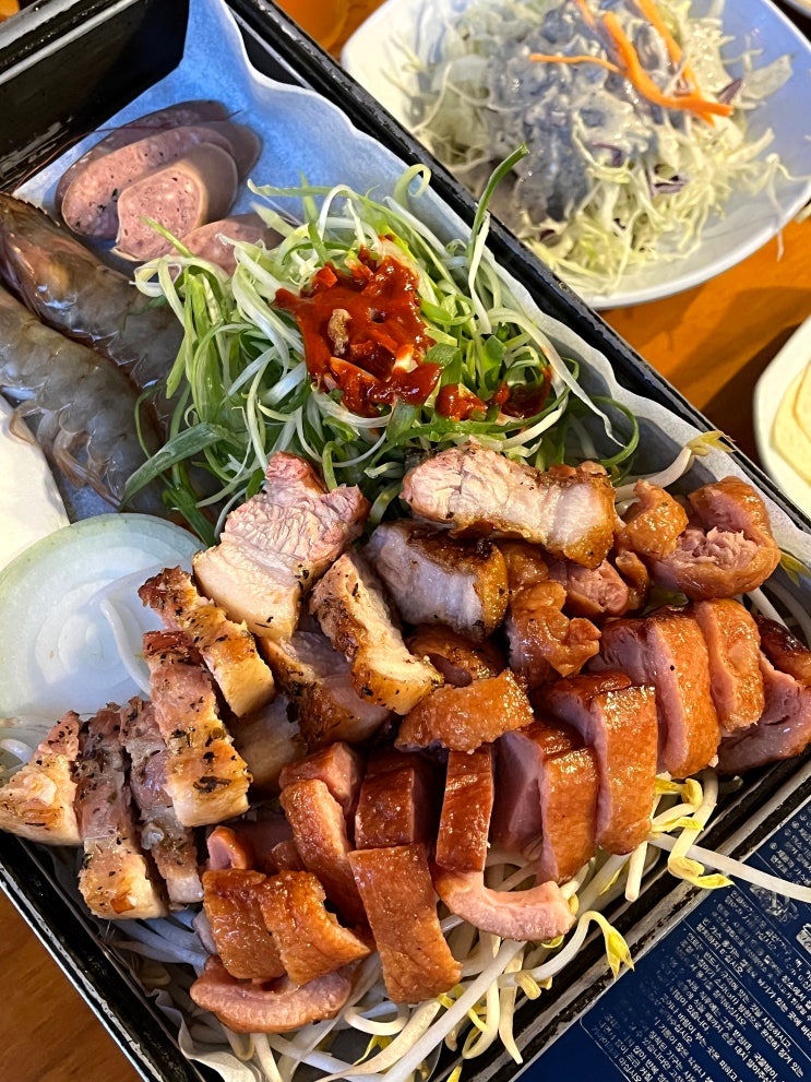 용인고기리 산골항아리바베큐 항아리bbq 오리통삼겹살 고기추가 무료주차텐트예약포장 네이버 블로그