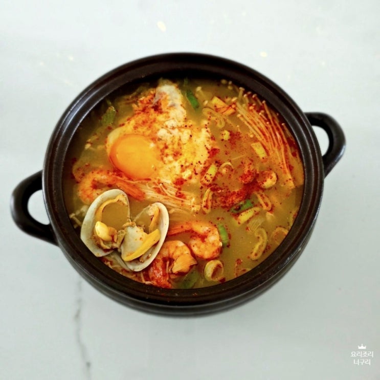 해물순두부찌개 끓이는법 간단 바지락 순두부찌개 만드는법 오늘저녁 국찌개종류 네이버 블로그