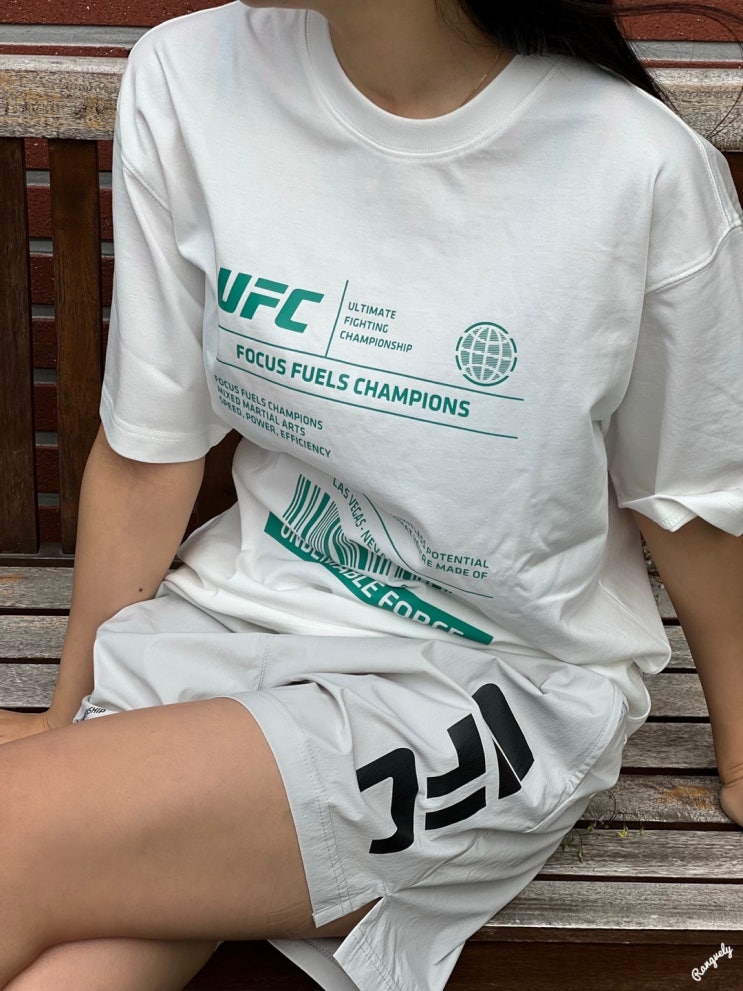 여자 여름패션 Ufc스포츠 반팔티 스트릿룩 편한 여름코디 네이버 블로그