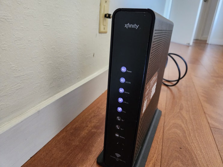 미국 인터넷 설치 Xfinity $25 플랜 200Mbps 와이파이 속도 후기 : 네이버 블로그