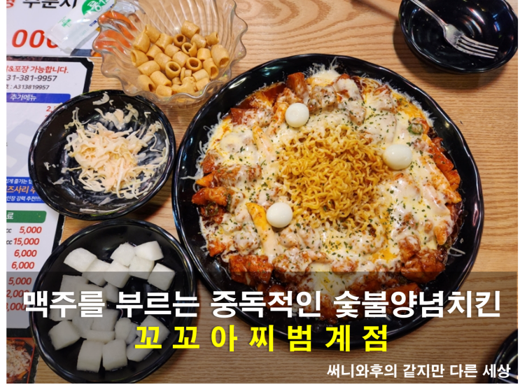 중독적인 양념이 맛있는 범계역맛집 꼬꼬아찌 네이버 블로그