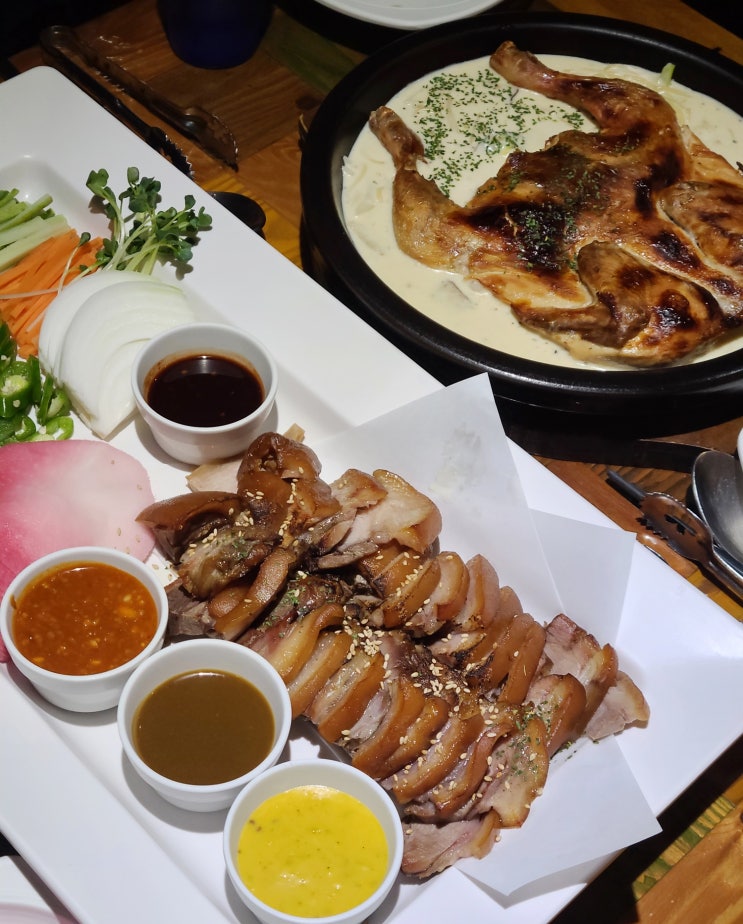 창원 중동 맛집 화덕에 수비드 치킨 최고 더화덕 네이버 블로그