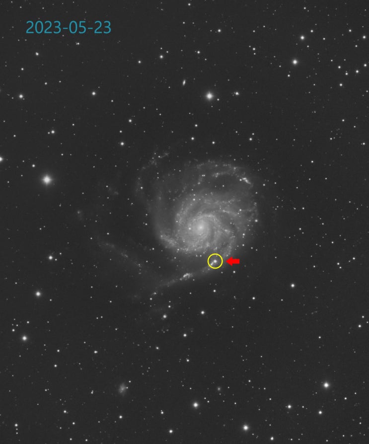 M101 나선은하에서 발견된 초신성 (Super Nova) - SN 2023ixf : 네이버 블로그