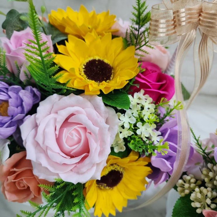 대전비누꽃 메세지화분 비누꽃해바라기바구니 주문제작받고싶은선물1위 비누꽃돈꽃다발비누꽃플로리스트 자격증수강 네이버 블로그
