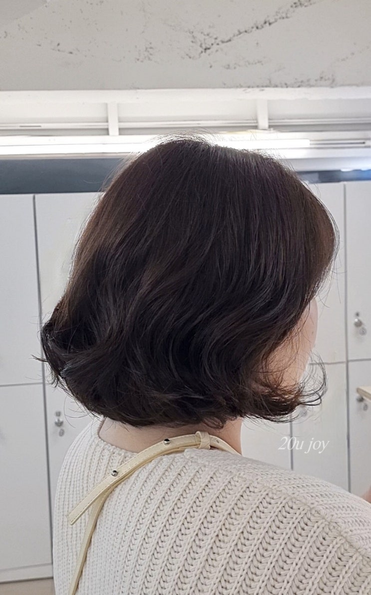 🤍 러블리한 단발펌 🤍광주 충장로 미용실 스물유 레이어드펌전문 조이t 네이버 블로그