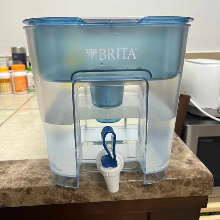 브리타(BRITA) 플로우 8.2L 정수기 사용 후기🧊 - 수돗물 필터해서 먹고 플라스틱 페트병 줄이기! : 네이버 블로그
