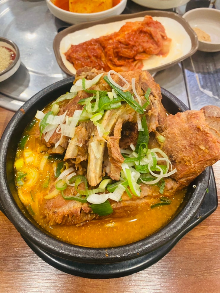 광주 광천동 광주유스퀘어 근처 맛집 돌솥밥 감자탕 ‘왕뼈사랑 광천점 네이버 블로그