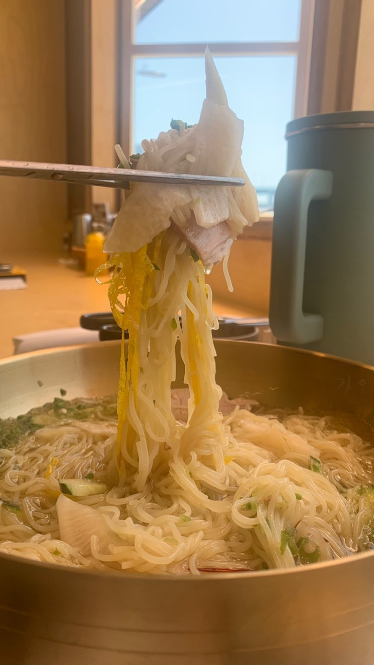 부산 광안리맛집가온밀면 광안리직영점 얼음동동 땡초밀면 후기 네이버 블로그