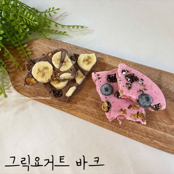최화정 그릭요거트 바크 만들기 다이어트 간식 그릭요거트 먹는 법 네이버 블로그