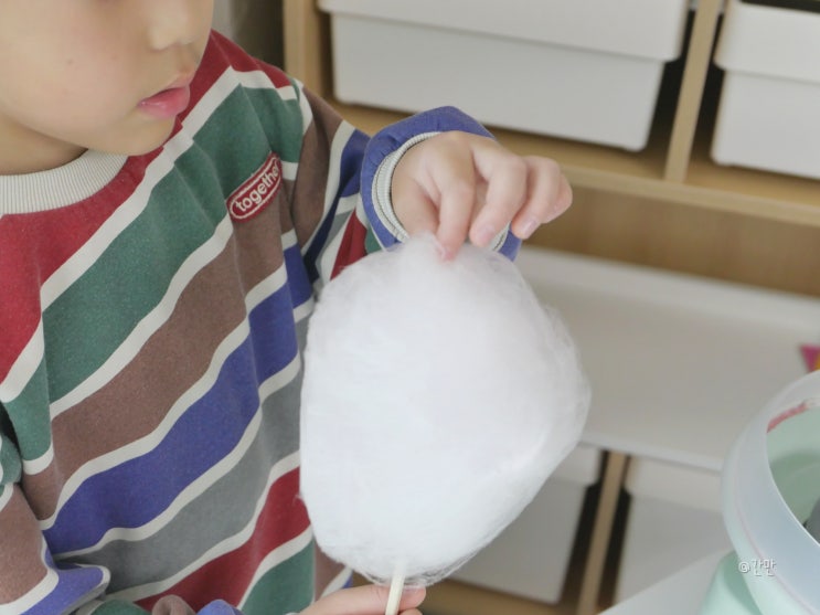가정보육 집콕놀이 어린이간식 만들기 가정용 솜사탕 메이커 기계 추천 : 네이버 블로그