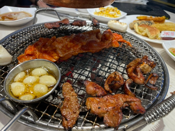 명륜진사갈비 리뉴얼 구리수택점 맘에 들어 가족외식 셀프바 이용하러 고고 네이버 블로그