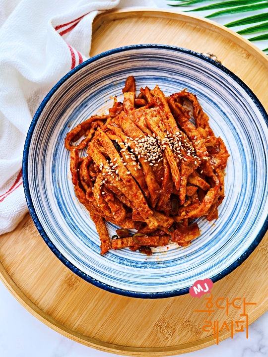식당 어묵볶음 레시피 매콤 어묵볶음 빨간 오뎅볶음 레시피 네이버 블로그