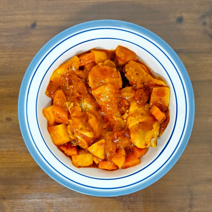 로제 파스타 소스와 닭다리로 로제 찜닭 만드는 법목우촌 무항생제 닭다리 청정원 토마토 생크림 로제 스파게티 소스 네이버 블로그