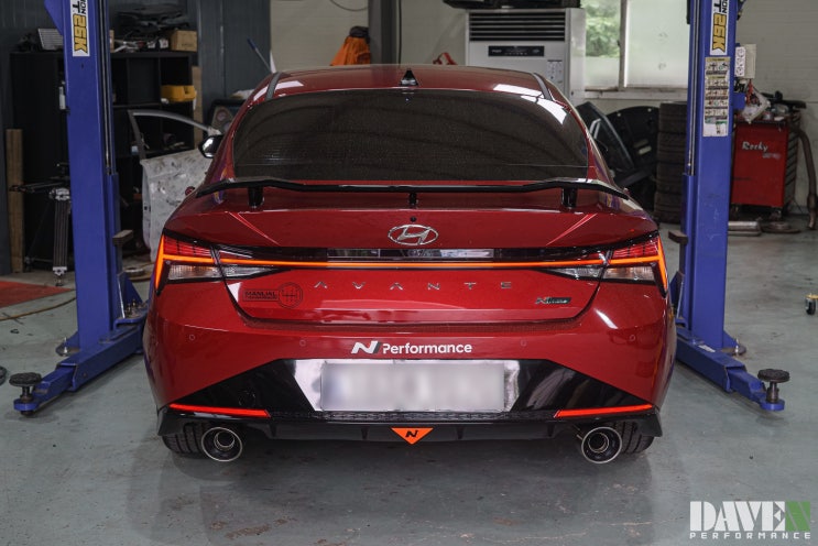 가성비 끝판왕 CN7 N라인 스포츠레조+N 논퍼포먼스엔드 커스텀 작업 : 네이버 블로그