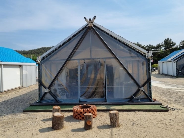 태안여행 태안 오션뷰 별빛바다글램핑장 바다가 바로 앞에 네이버 블로그