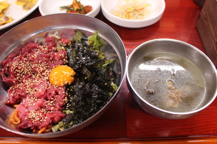담양 맛집 고서회관 육회가 푸짐하게 들어간 육회비빔밥 맛집 네이버 블로그