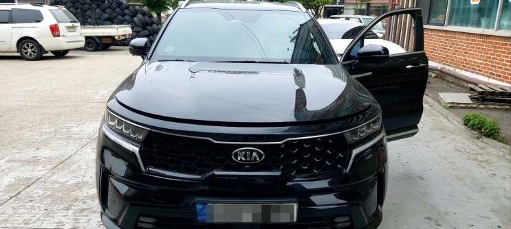 [동탄자동차유리]쏘렌토 MQ4(HUD) 전면 유리 자차보험 교체 시공 : 네이버 블로그