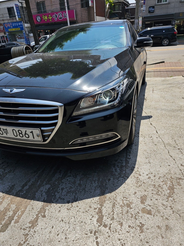 제네시스 G80 DH 전조등 헤드라이트 라이트전구 라이트교체 라이트교환 HID 밝기 광량 튜닝 램프 교체 화이트 백색 발라스터 안정기 기가모터스 : 네이버 블로그