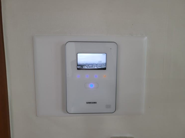 송파구 거여동 삼호아파트 삼성 비디오폰 SHT-3625AMW 교체 후기 : 네이버 블로그