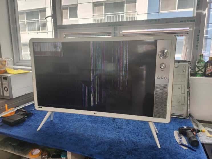 Lg42인치 클래식tv수리 화면이 안나와요 액정깨짐 패널교체 매장방문수리가 빠르다 네이버 블로그