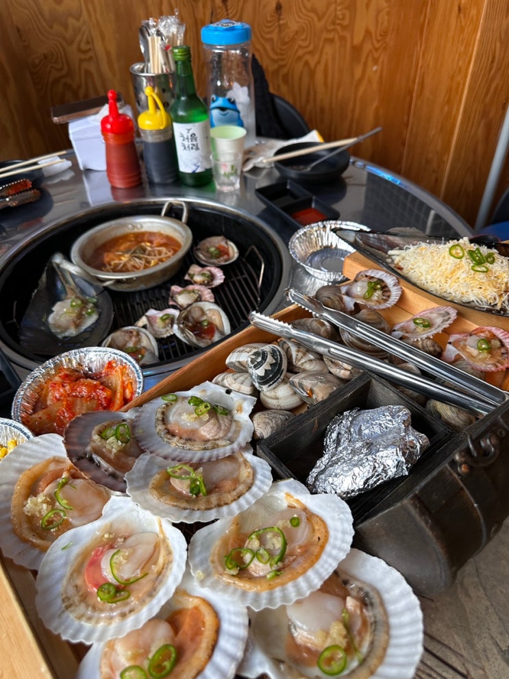 의정부역 신시가지 맛집 야장식당 바이킹조개포차 조개구이 추천 네이버 블로그