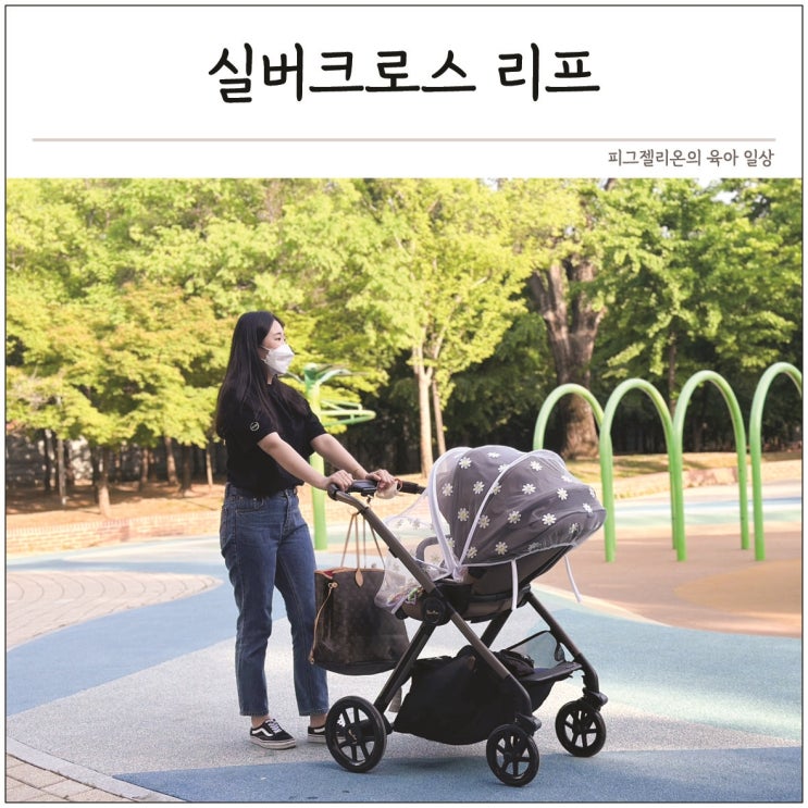 신생아 유아차 4개월차 실버크로스 리프 디럭스유모차 후기 네이버 블로그