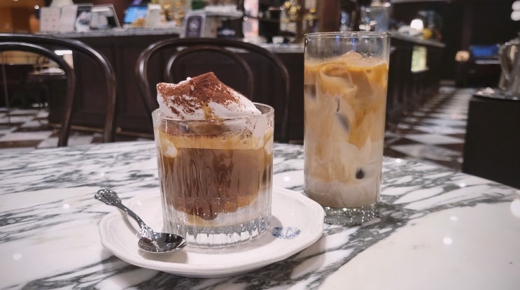 압구정 현대백화점 카페 몬지 앤티크 인테리어가 멋진 강남 커피 빙수 맛집 네이버 블로그