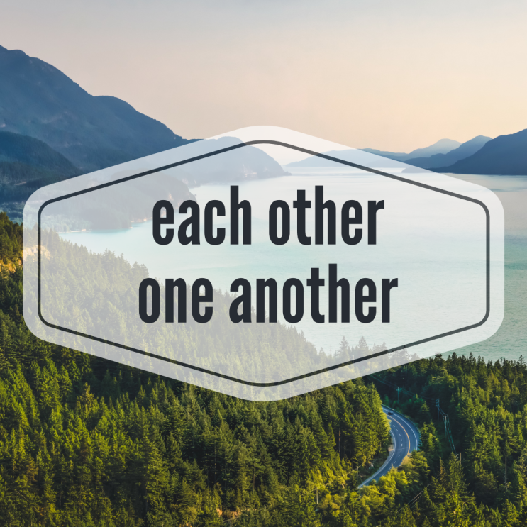 each other / one another 뜻 차이, 예문 : 네이버 블로그